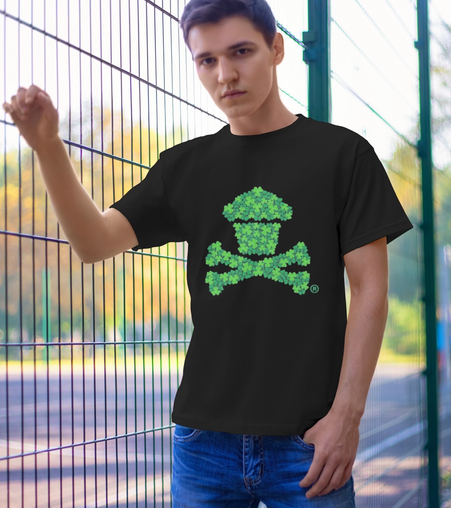 Johnny Cupcakes Clover Cupcake And Crossbones T-Shirt