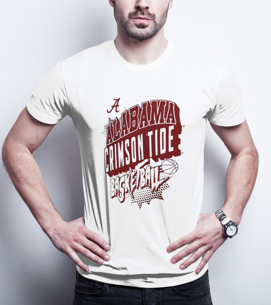 Alabama Crimson Tide Basketball NCAA Team Sports Fan T-Shirt