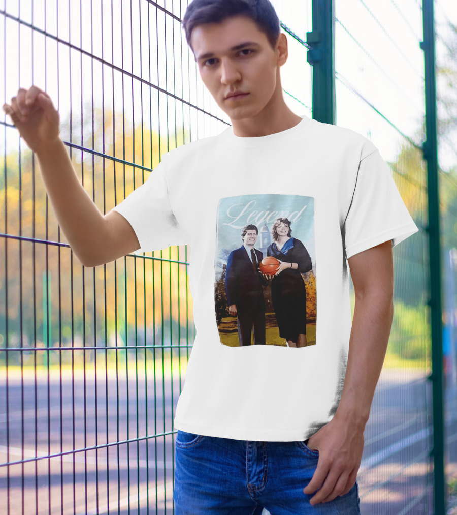 UConn Big East Legend Peggy Myers Basketball Custom T-Shirt