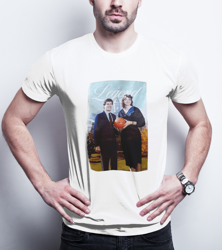 UConn Big East Legend Peggy Myers Basketball Custom T-Shirt