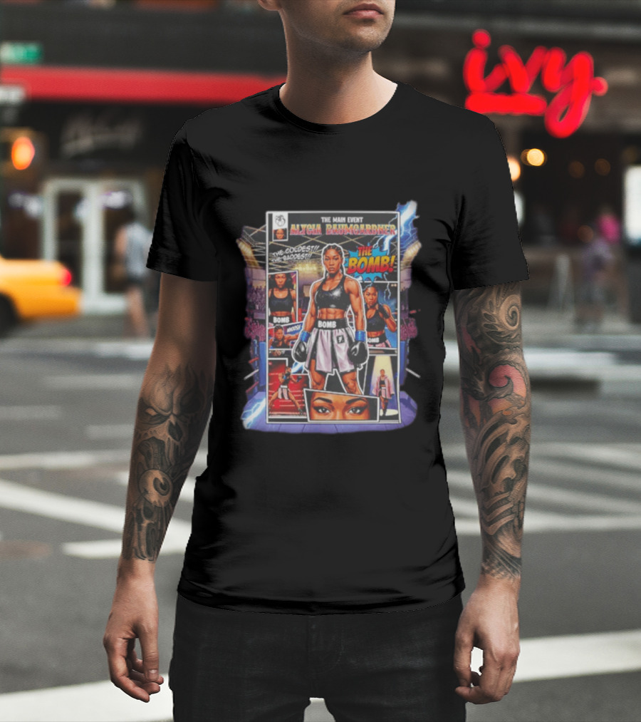 The Main Event Alycia Baumgardner The Bomb Comic The Coldest The Baddest T-Shirt