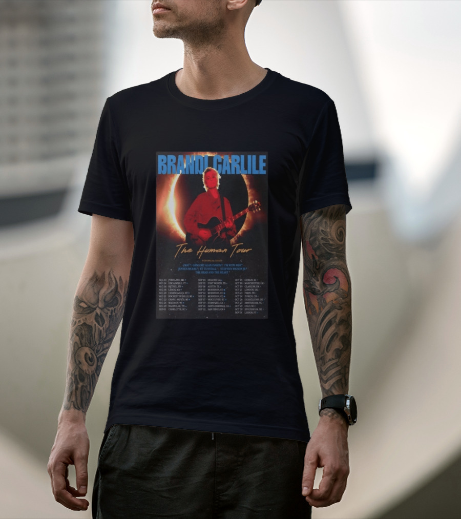 BRANDI CARLILE The Human Tour 2026 Concert Dates And Special Guests T-Shirt