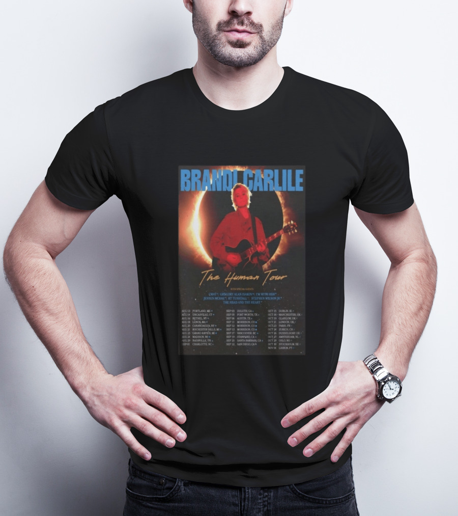 BRANDI CARLILE The Human Tour 2026 Concert Dates And Special Guests T-Shirt