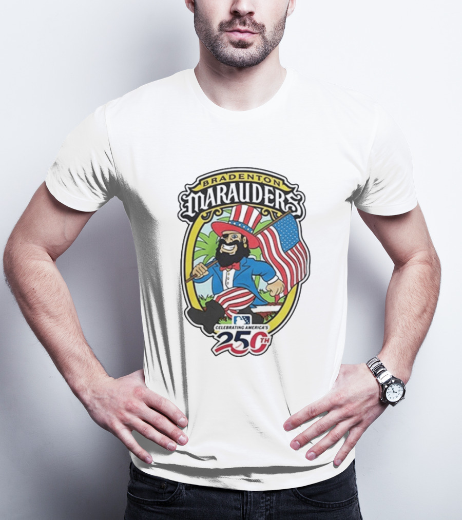 Bradenton Marauders Celebrating America's 250th Independence Day 2026 T-Shirt