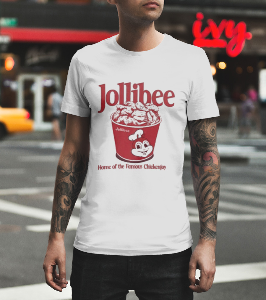 Jollibee Home Of The Famous Chickenjoy Bucket T-Shirt