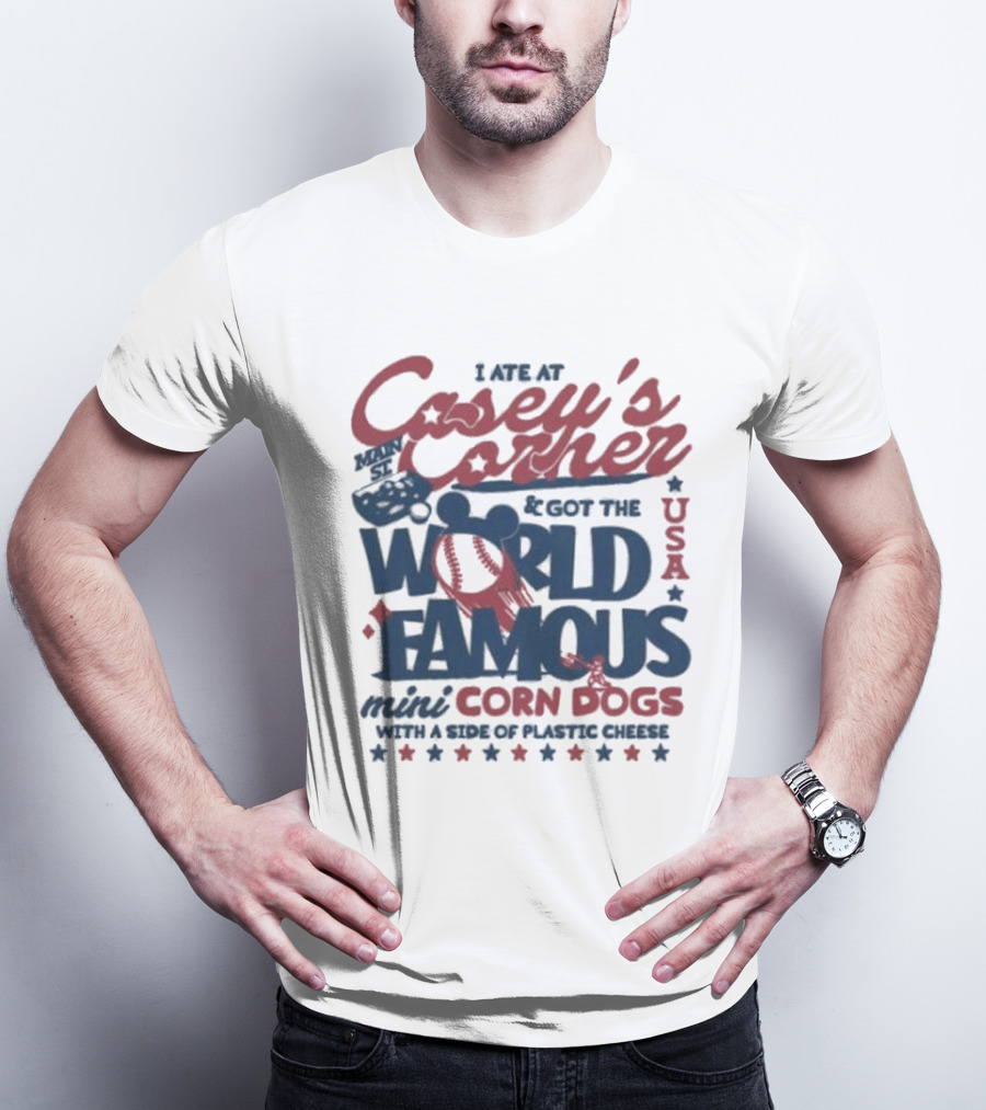 Casey's Corner World Famous Mini Corn Dogs USA T-Shirt