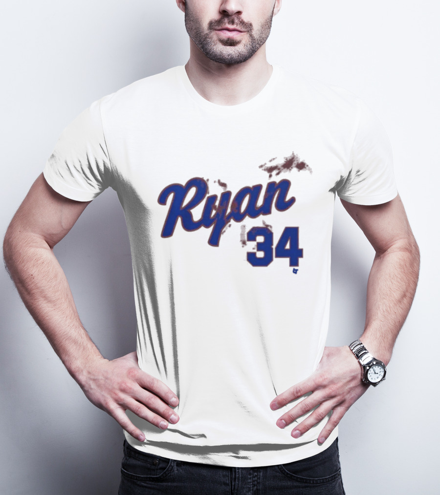 Ryan 34 Bloody Baseball Legend T-Shirt