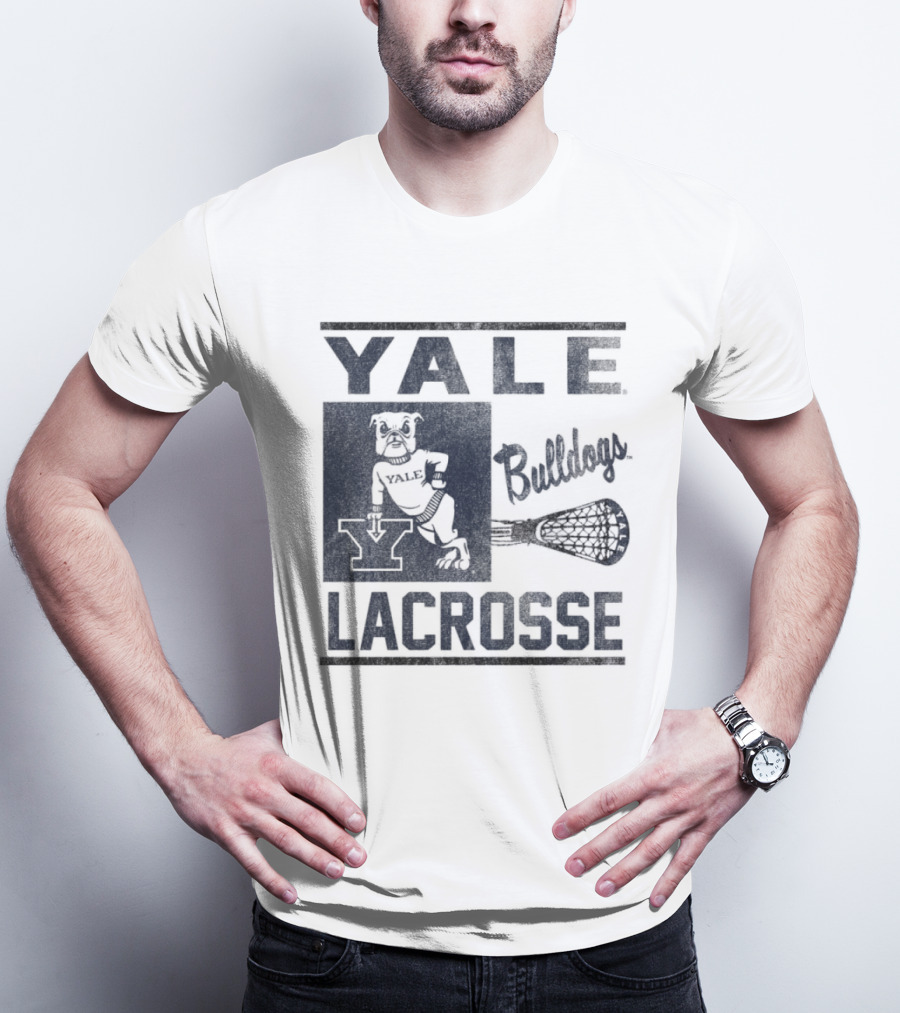 Yale Bulldogs Lacrosse Team Spirit Y T-Shirt