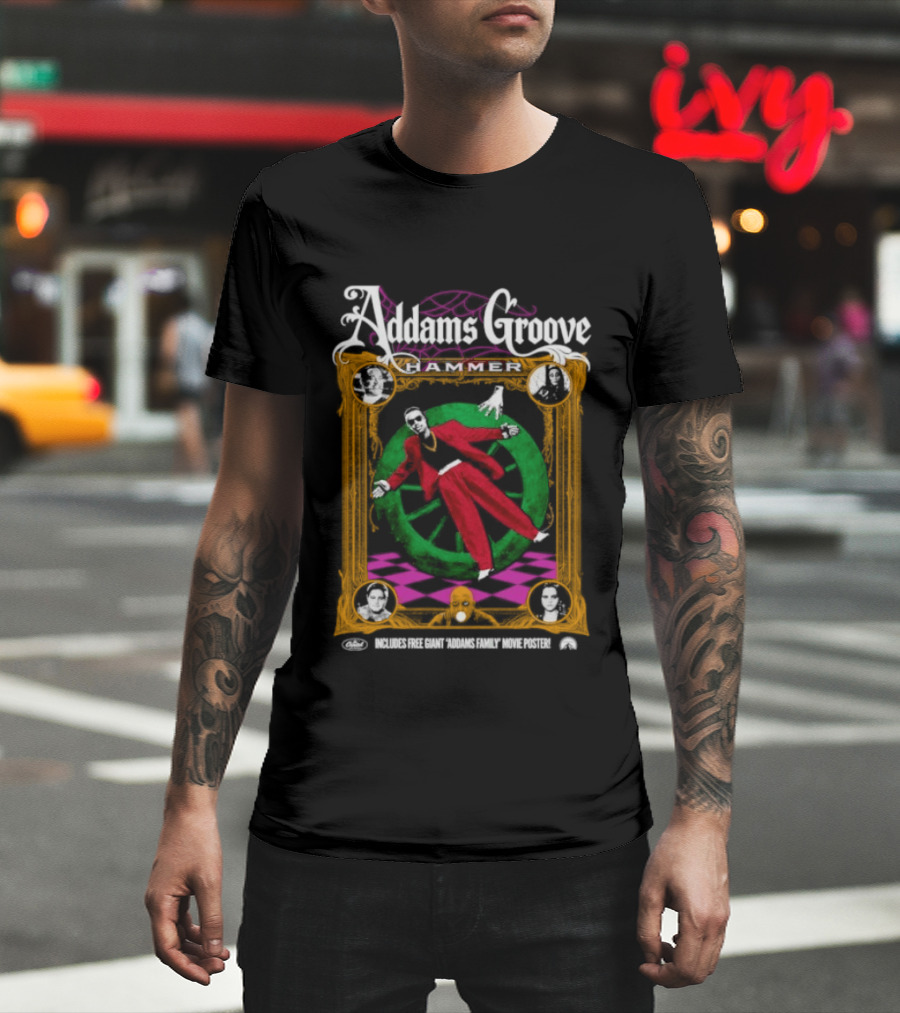Addams Groove Hammer Includes Free Giant Addams Family Movie T-Shirt