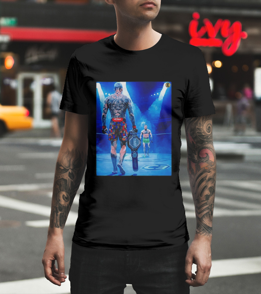 UFC Venum Oliveira McGregor BMF Championship Faceoff T-Shirt