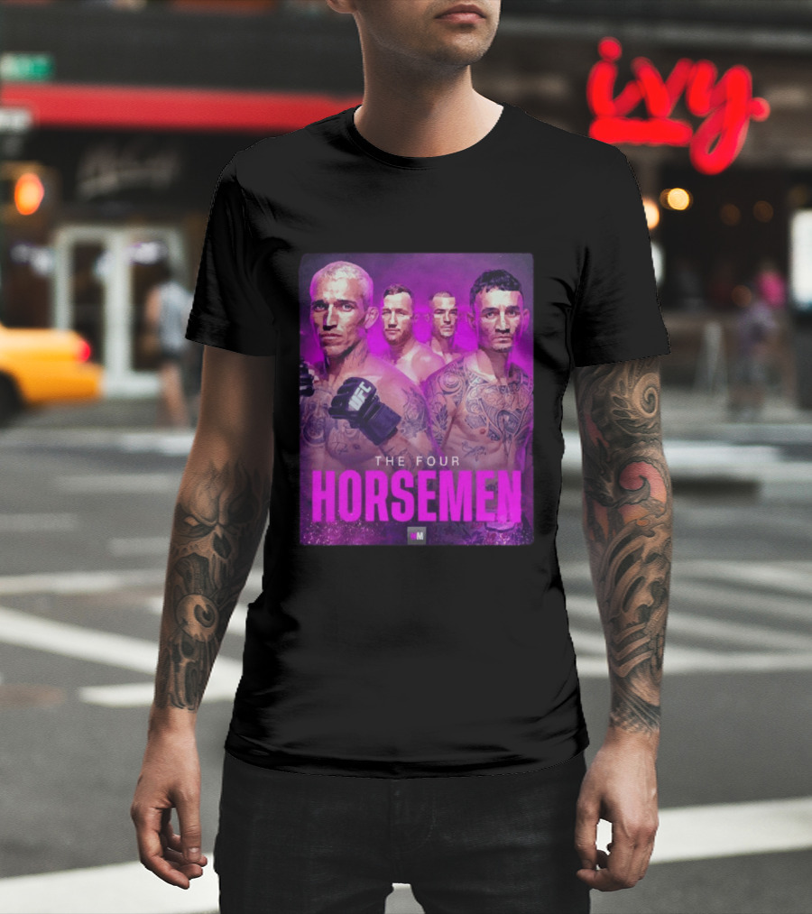 The Four Horsemen Oliveira Holloway Poirier Gaethje UFC Lightweight Champions T-Shirt