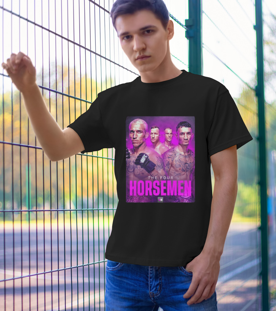 The Four Horsemen Oliveira Holloway Poirier Gaethje UFC Lightweight Champions T-Shirt