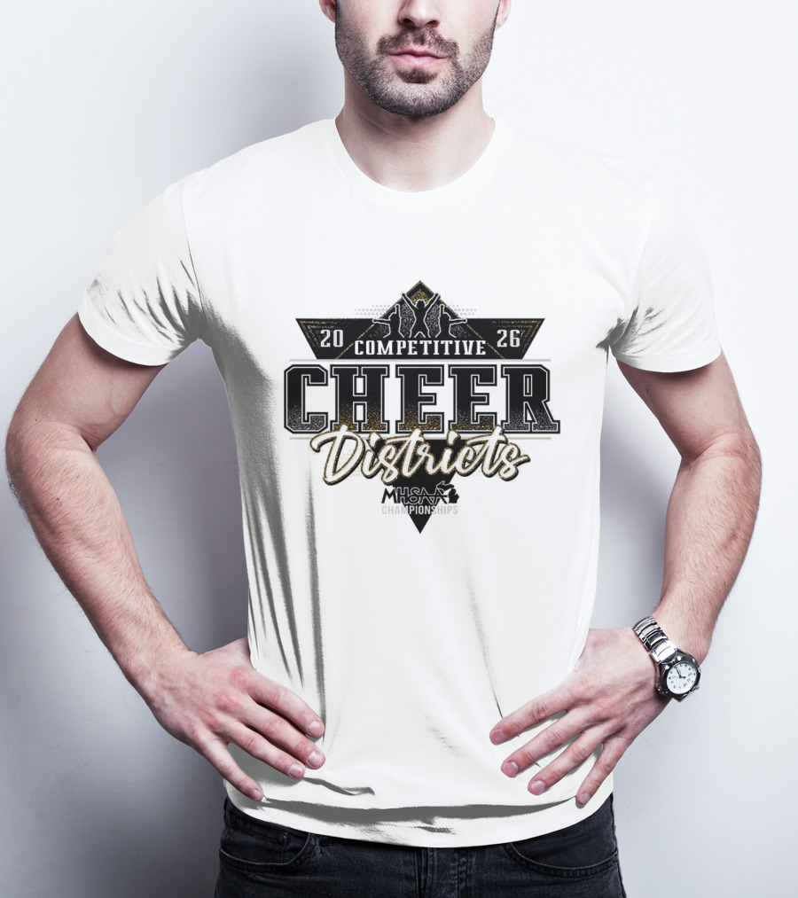 2026 MHSAA Competitive Cheer Districts Championships T-Shirt