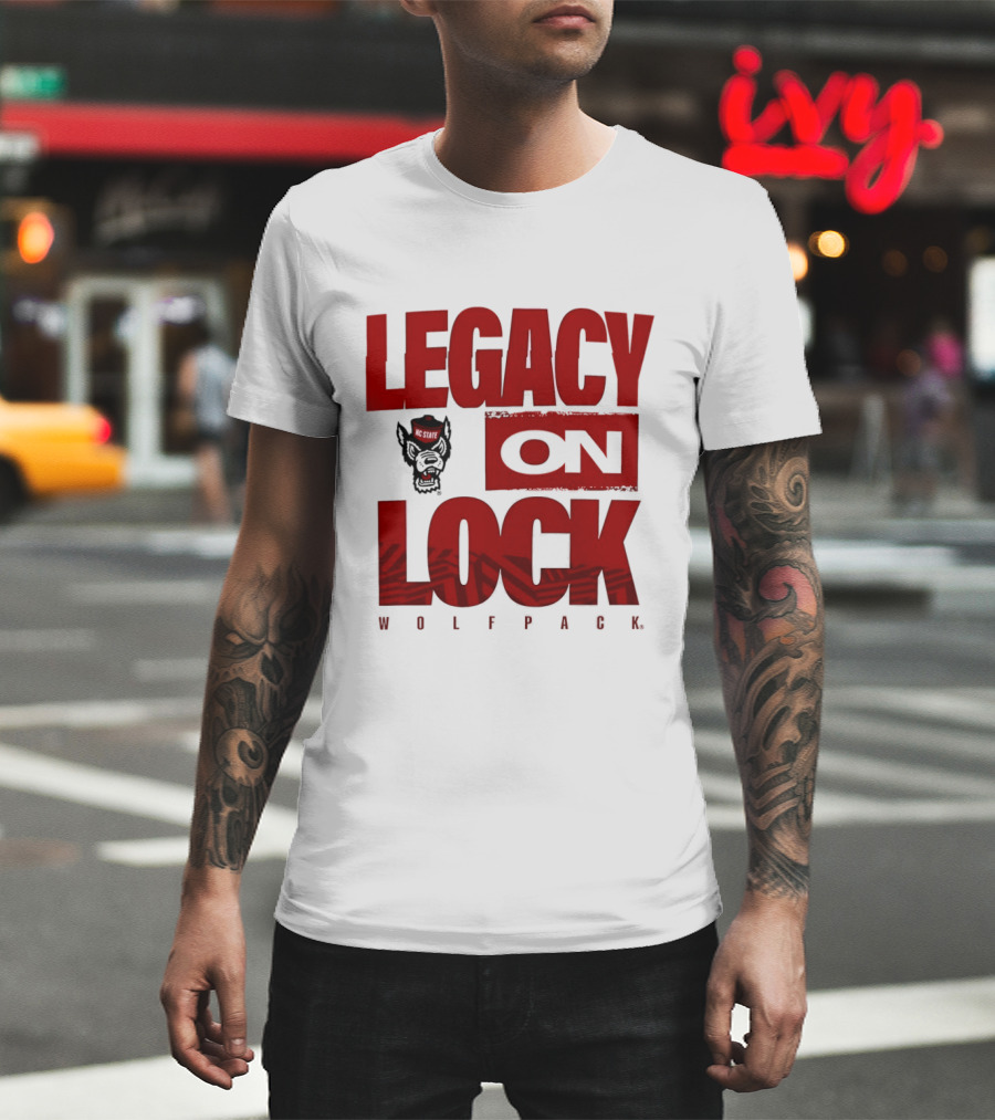 NC State Wolfpack Legacy On Lock 2026 March Madness T-Shirt