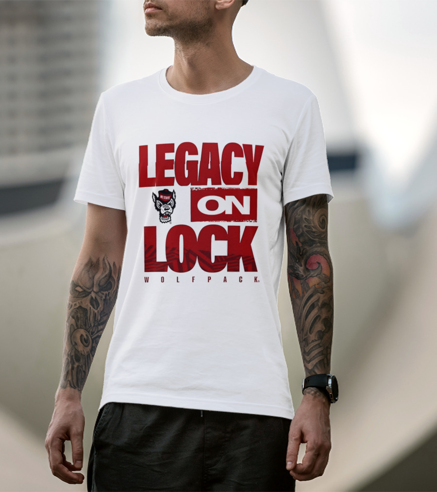 NC State Wolfpack Legacy On Lock 2026 March Madness T-Shirt