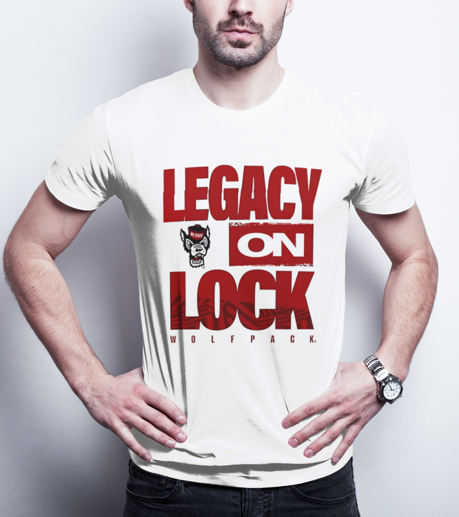 NC State Wolfpack Legacy On Lock 2026 March Madness T-Shirt
