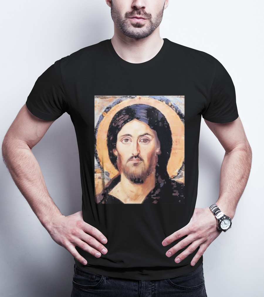 Jesus Christ Pantocrator Icon St. Catherine's Monastery Sinai T-Shirt