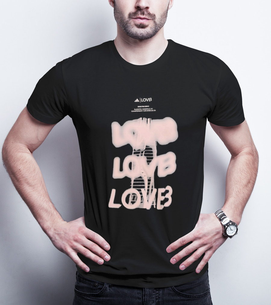 League One Volleyball LOVB Ladder T-Shirt