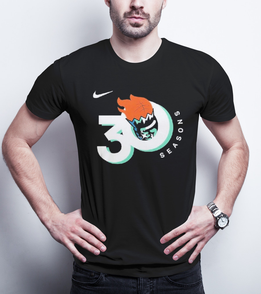 Nike New York Liberty 30 Seasons Anniversary T-Shirt