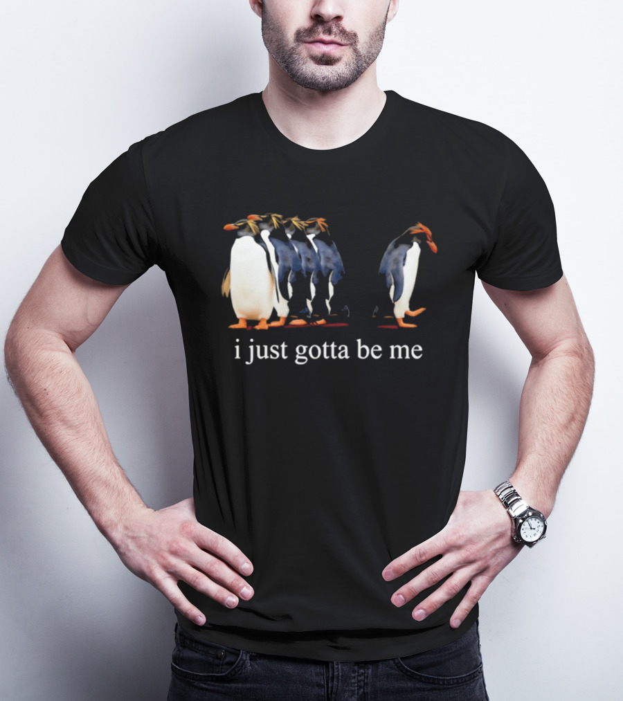 I Just Gotta Be Me Penguin Evolution Journey 2001 National Geo Society T-Shirt