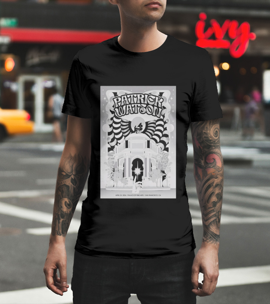 Patrick Watson April 25 2026 Palace Of Fine Arts San Francisco CA T-Shirt
