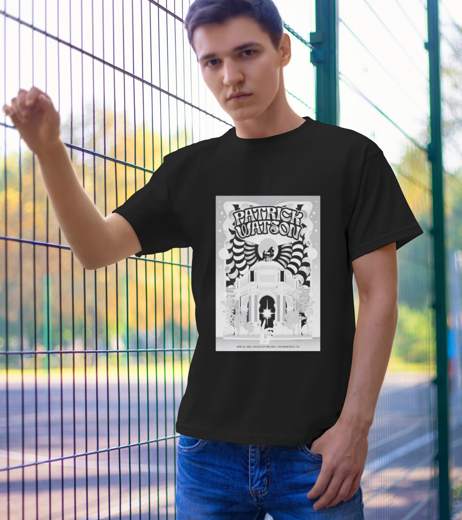 Patrick Watson April 25 2026 Palace Of Fine Arts San Francisco CA T-Shirt