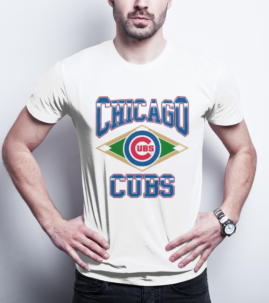 Chicago Cubs MLB Baseball Field T-Shirt
