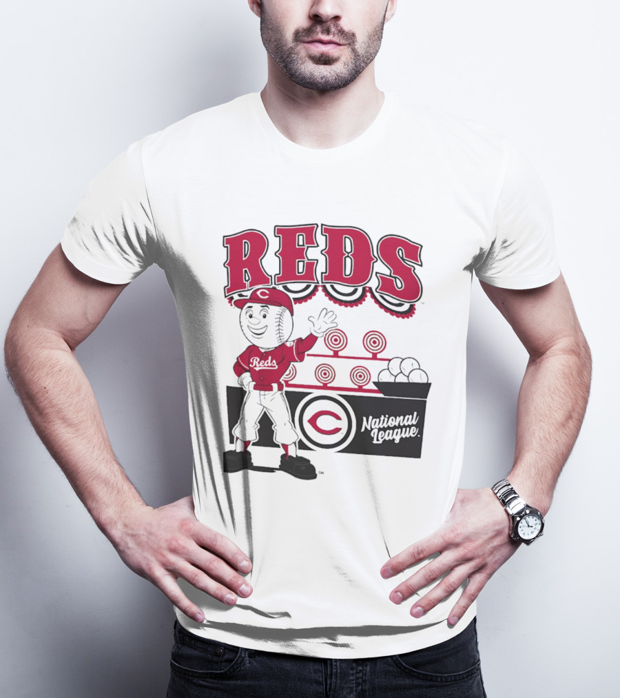 Cincinnati Reds 2026 Step Back Up National League Baseball T-Shirt