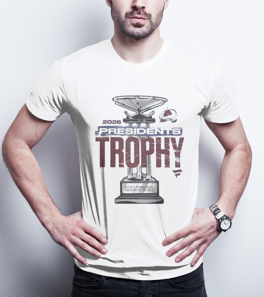 Colorado Avalanche 2026 NHL Presidents' Trophy Winner T-Shirt