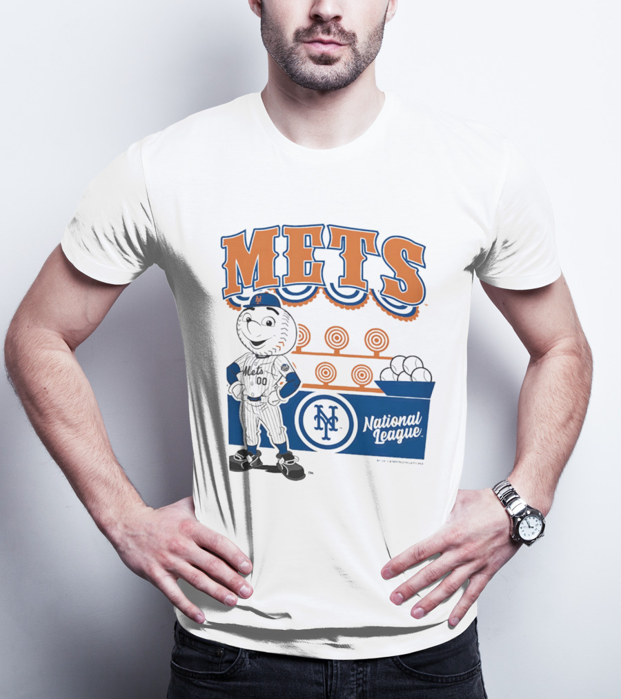 New York Mets 2026 Step Back Up National League MLB T-Shirt