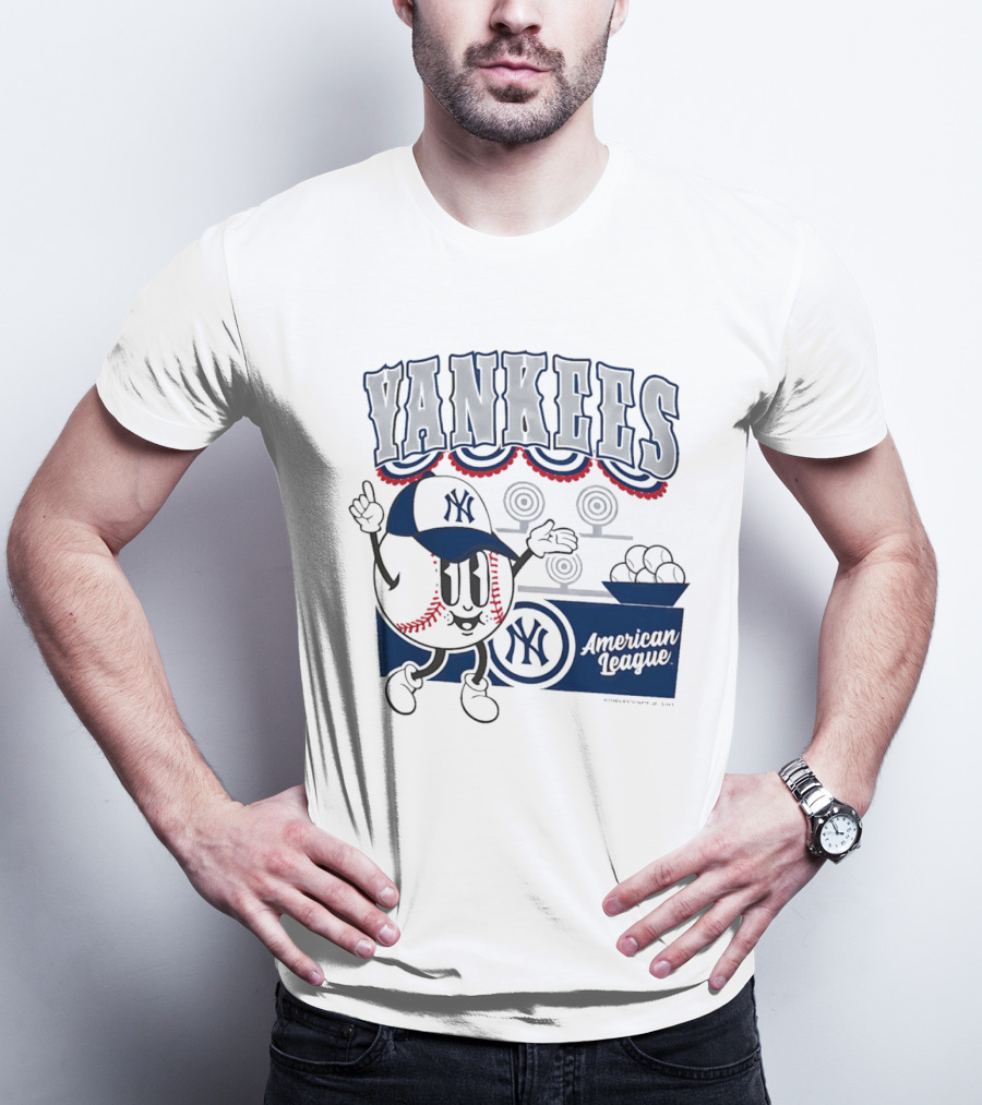 Yankees New York MLB 2026 Step Back Up American League T-Shirt