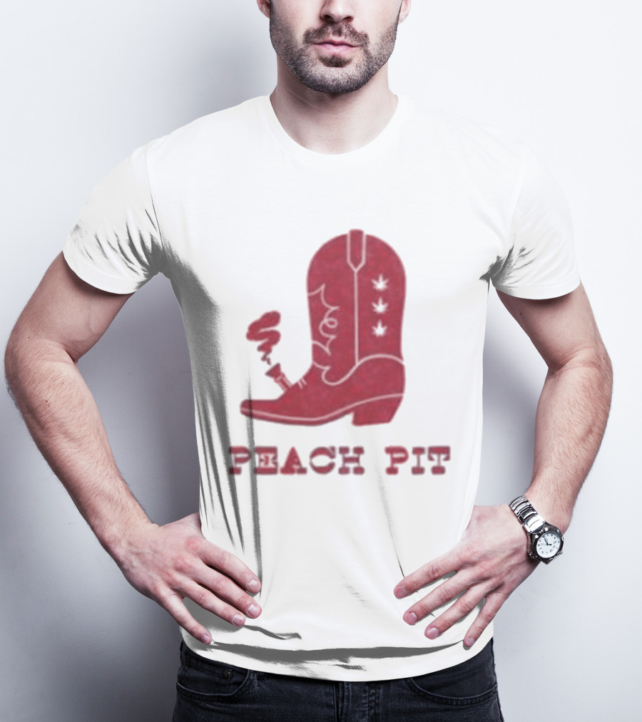 Peach Pit Boot Bong Iconic Music T-Shirt