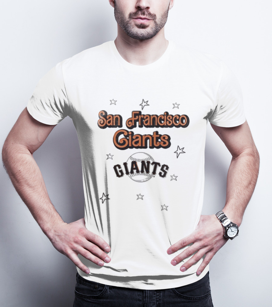 San Francisco Giants X Barbie 3D Hit The Dang Ball Stars T-Shirt