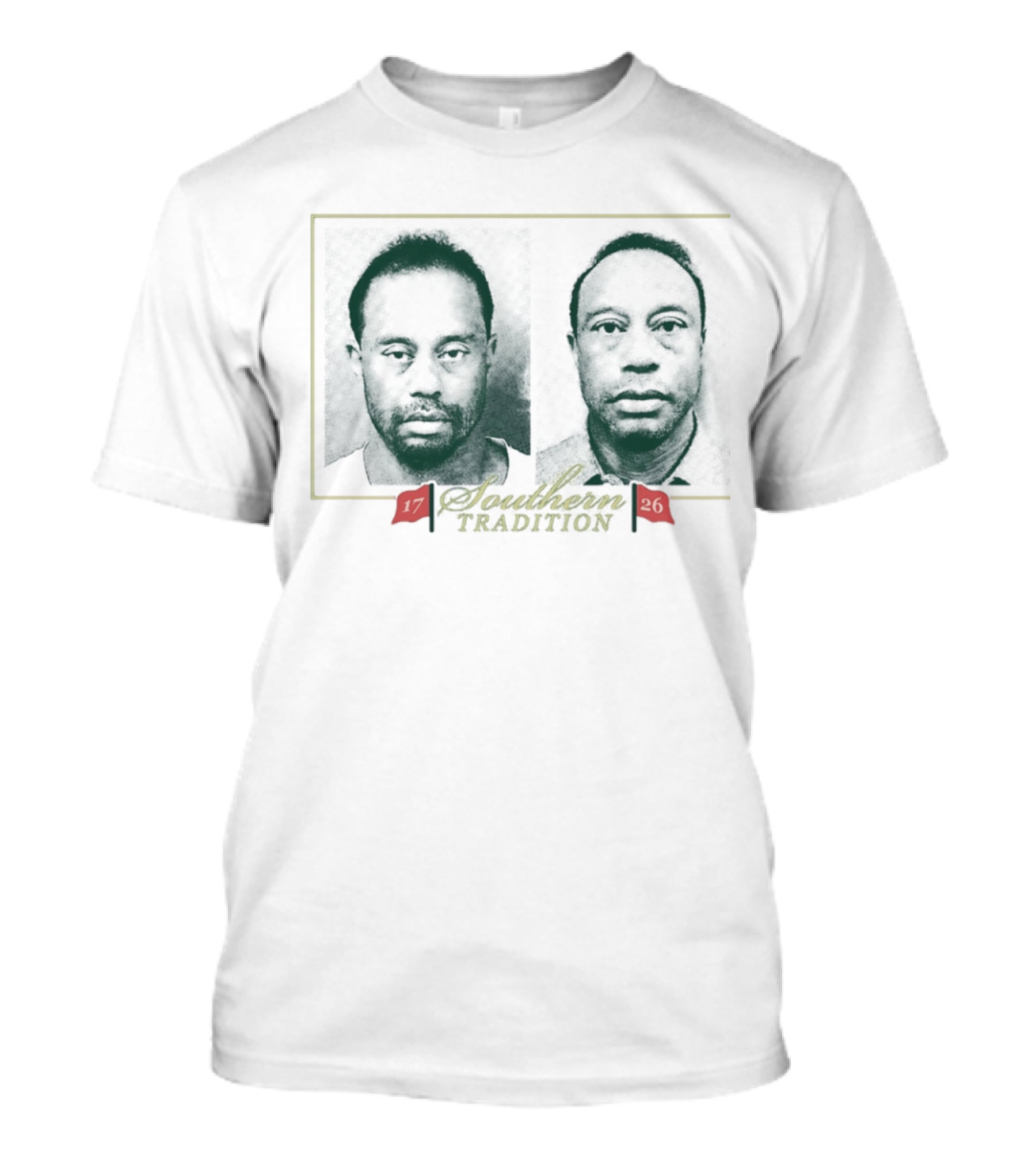 Tiger Woods Southern Tradition Shot 17 26 Image T-Shirt
