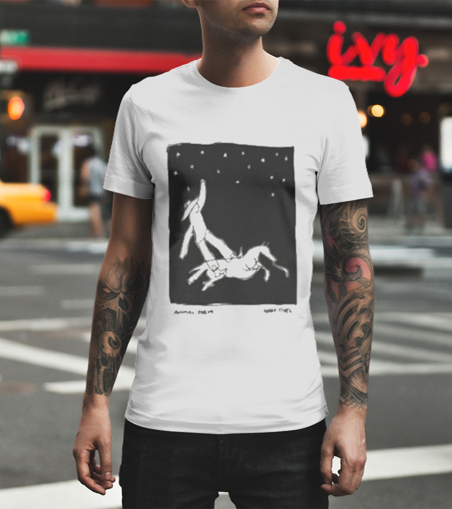 Anna Tivel Cowboy Under Starry Night T-Shirt