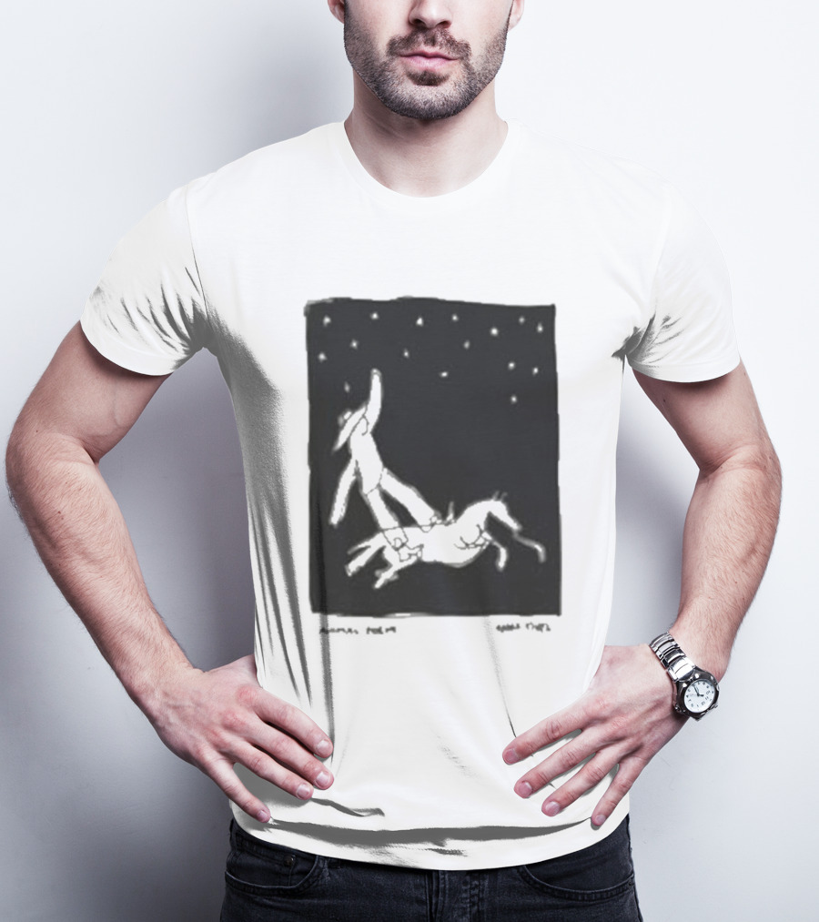 Anna Tivel Cowboy Under Starry Night T-Shirt