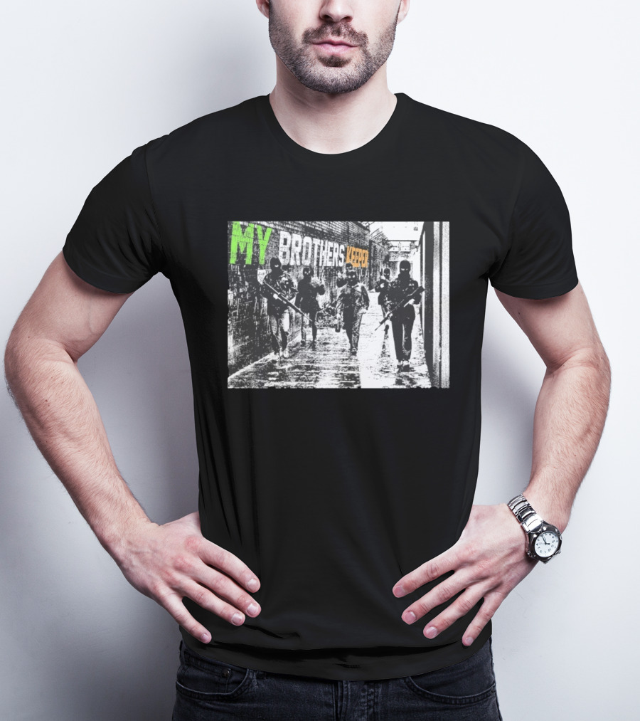 Omerta My Brothers Keeper Masked Figures Alleyway T-Shirt