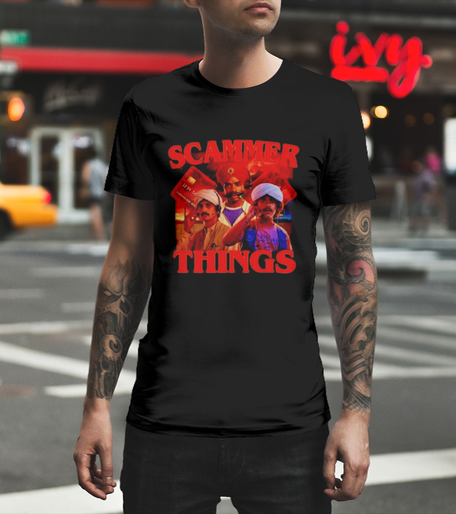 Scammer Things Credit Card Call Center T-Shirt