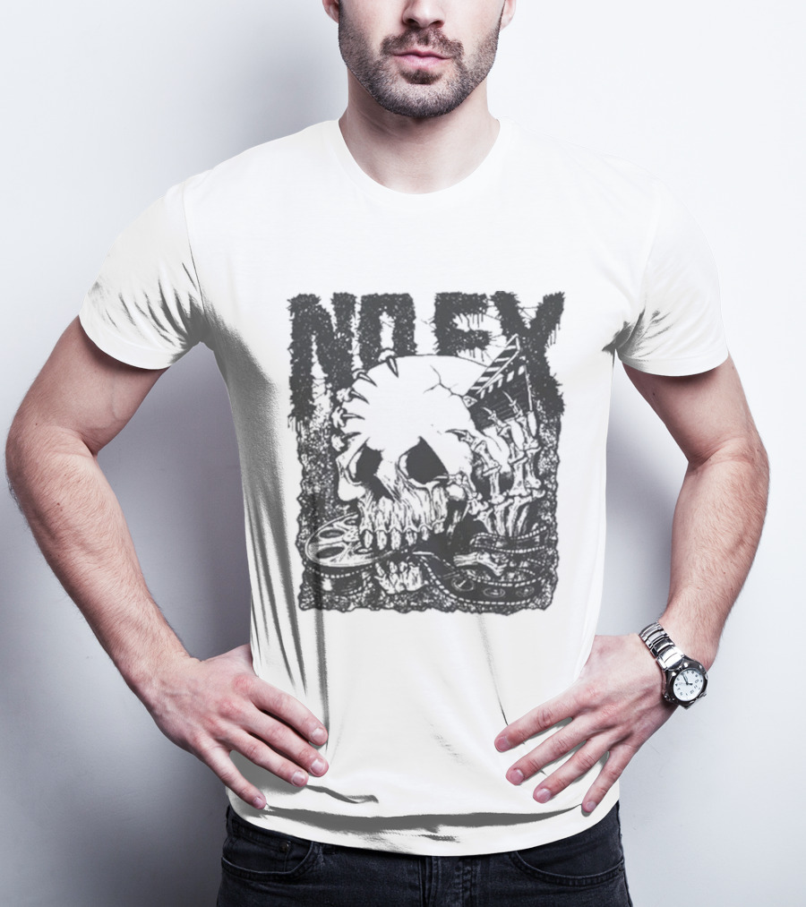 40 Years NoFX Film Skull Anniversary T-Shirt