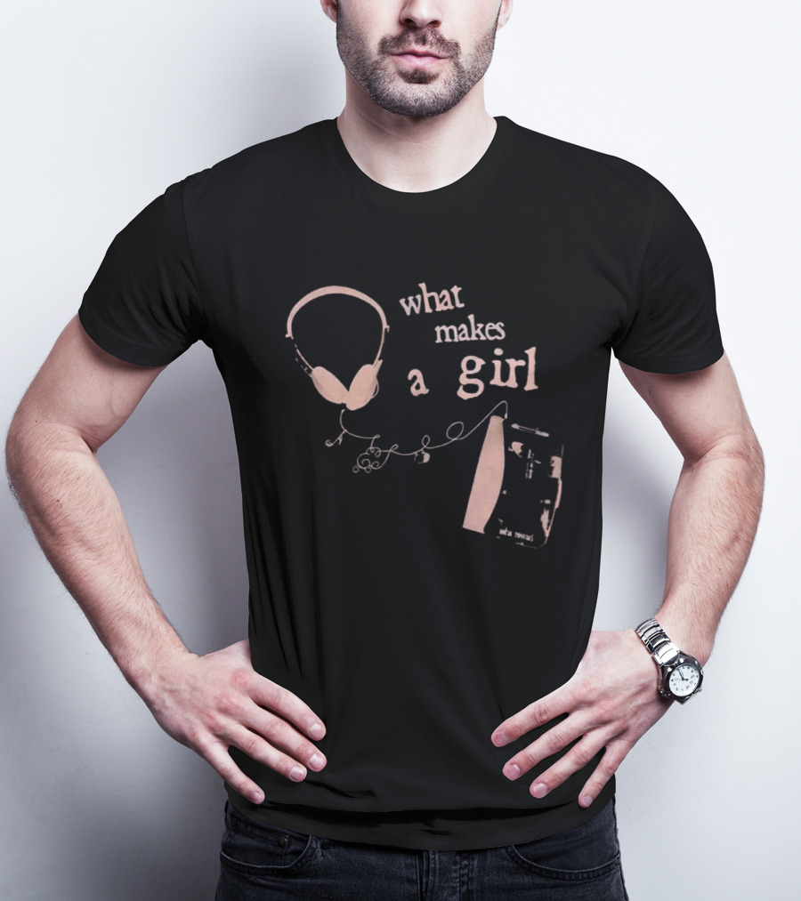 Conan Gray Wishbone World Tour 2026 What Makes A Girl Headphones Music Notes T-Shirt