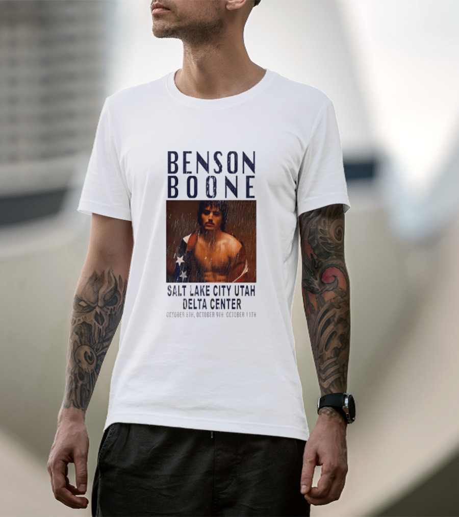 Benson Boone Salt Lake City Utah Delta Center October 8th 9th 11th T-Shirt