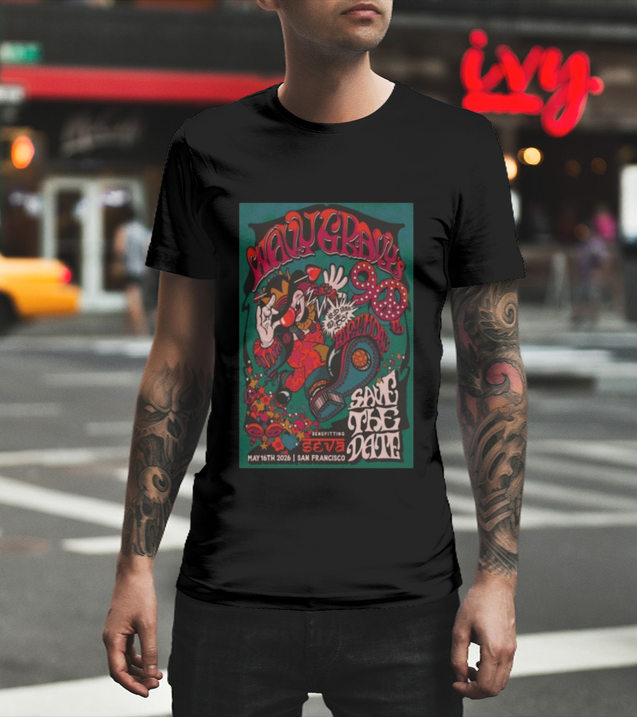 Wavy Gravy May 2026 Bay Area Gig T-Shirt