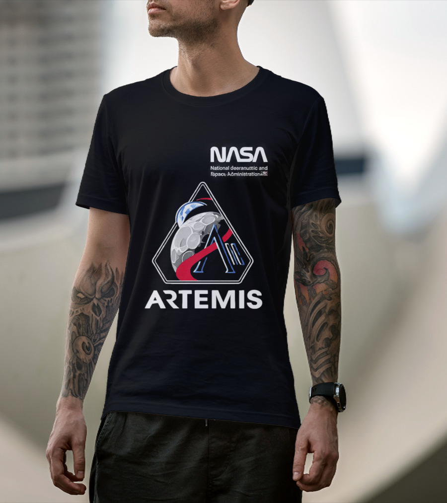NASA Artemis 2 Mission Moon Exploration T-Shirt