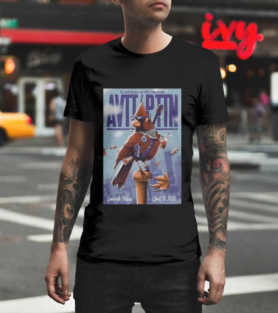 Louisville Palace April 10 2026 The Avett Brothers And Mike Patton Event T-Shirt