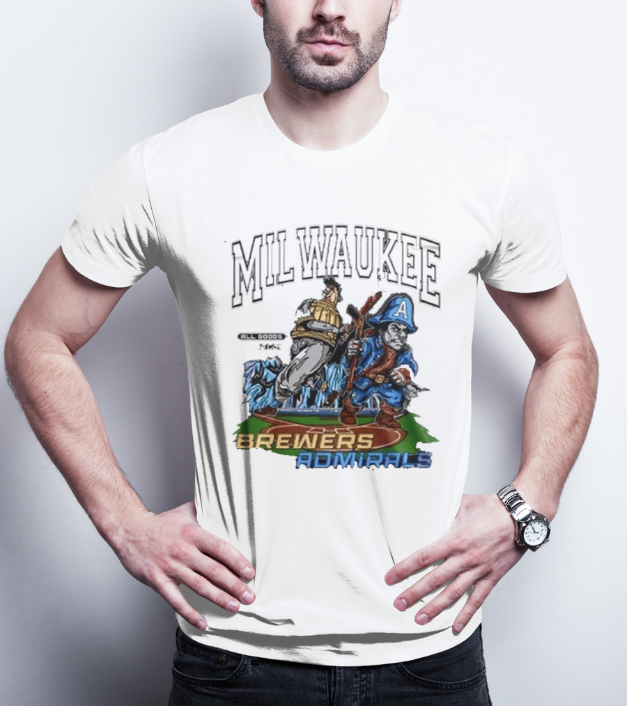 Milwaukee Brewers Admirals 2026 Night Collaboration T-Shirt