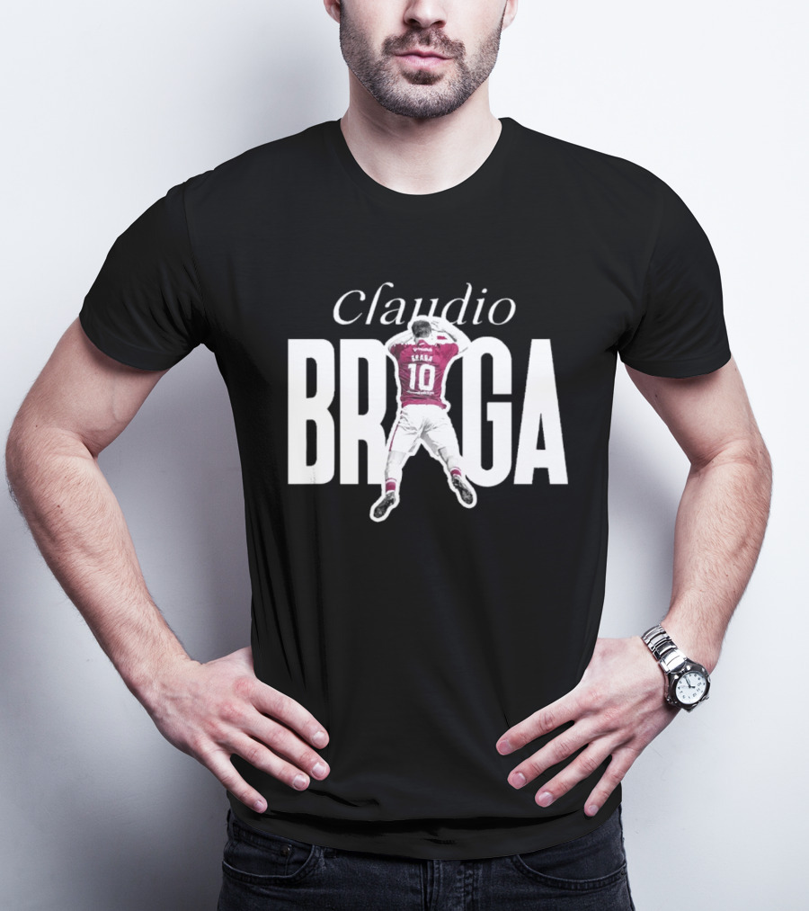 Cláudio Braga 10 Midlothian Football Club Player T-Shirt