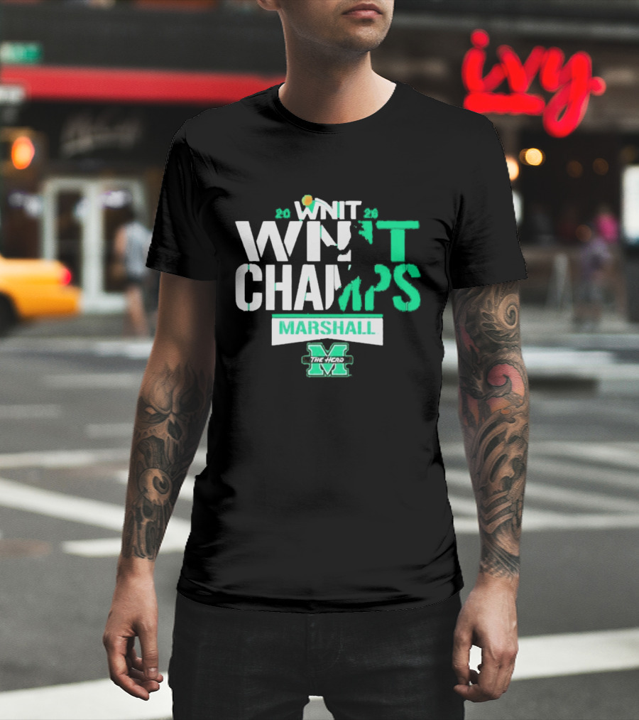 Marshall Thundering Herd 2026 WNIT Champs T-Shirt