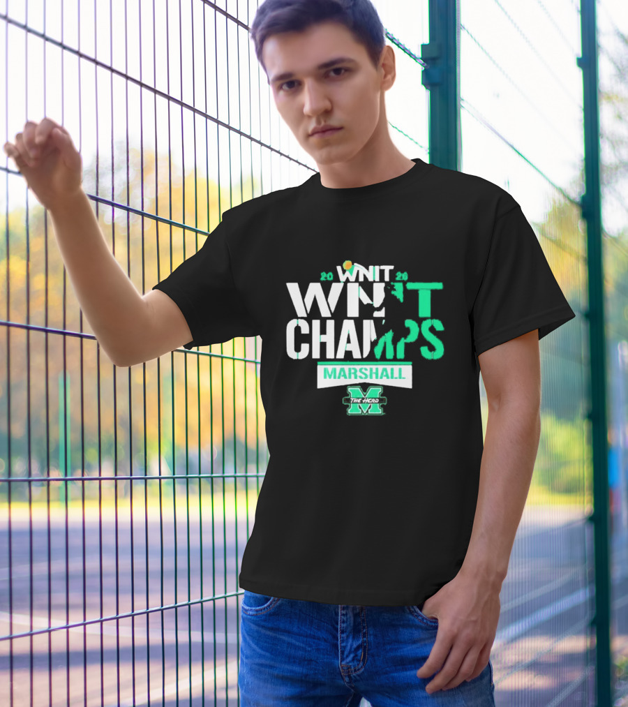 Marshall Thundering Herd 2026 WNIT Champs T-Shirt