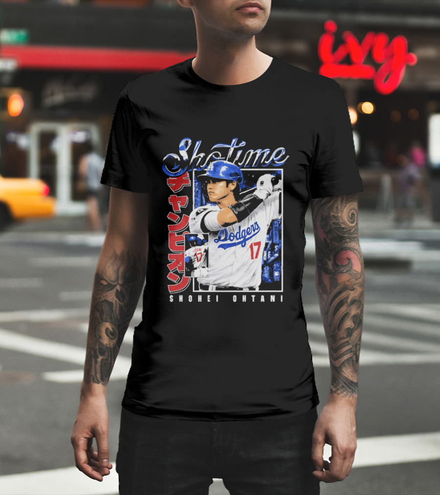 Showtime Shohei Ohtani Dodgers Champion 2026 T-Shirt