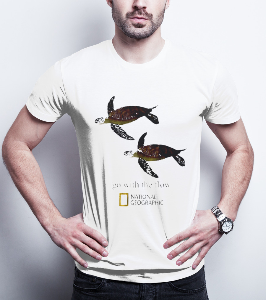 Sea Turtle Go With The Flow National Geographic T-Shirt